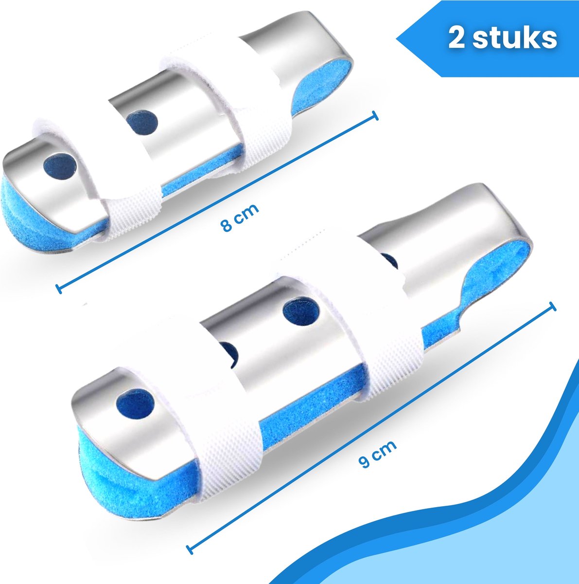 Kangka Vingerbrace 2 stuks - Verstelbaar Vingerspalk - Finger spalk ...
