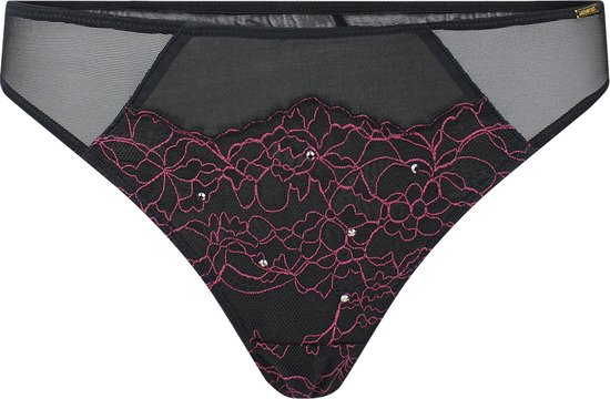 Ultraviolet - Leila String - maat XL - Rood Zwart - Dames | bol