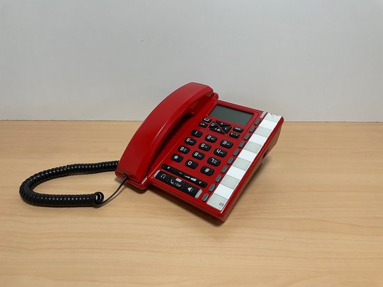 Premium-300 rode calamiteiten telefoon met display | bol