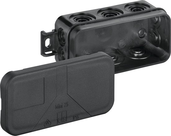 Spelsberg aftakdoos mini 25-L/sw IP55 (31010801) | bol