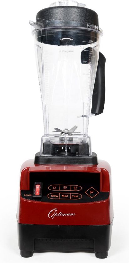 Optimum 9200A (2de Gen)- 3,5PK Blender - Rood - 5 jaar garantie | bol.com