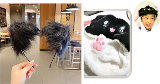 Kerst Sale! 2Delig: 1x Haar Diadeem met Katten Oren + 1x Bewegende ...