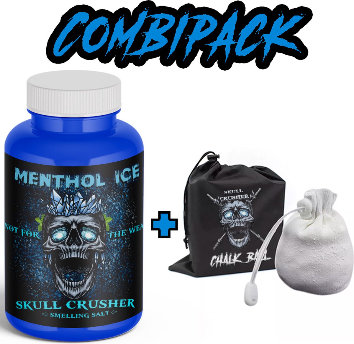 Multipack - Menthol Ice Smelling Salt + Chalk Ball - Skull Crusher ...