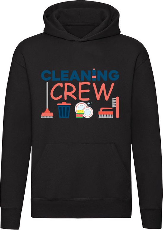 Schoonmaakploeg Hoodie | schoonmaken | poetsen | stofzuigen | opruimen ...