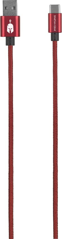 Dubbelzijdige USB-kabel (Type C) Rood (lengte: 2m geschikt voor PS5, Xbox Series X/S,... | bol