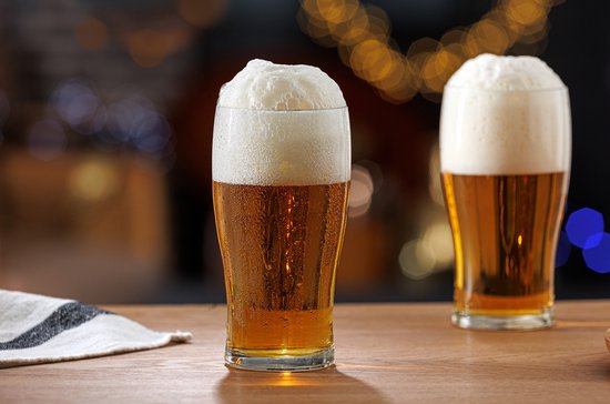Secret de Gourmet Bierglazen set - bierglazen op voet/pint glazen - 8x stuks - glas | bol