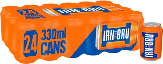 IRN BRU - 24X330ML - MULTIPACK INCLUSIEF STATIEGELD (EMBALLAGE) €3,60!!! LET OP!!! | bol