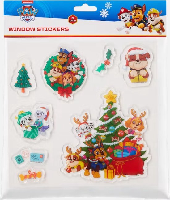 Paw Patrol Raamstickers- Paw Patrol - Voor Kinderen - Cadeau Kerst - Raam Stickers | bol.com