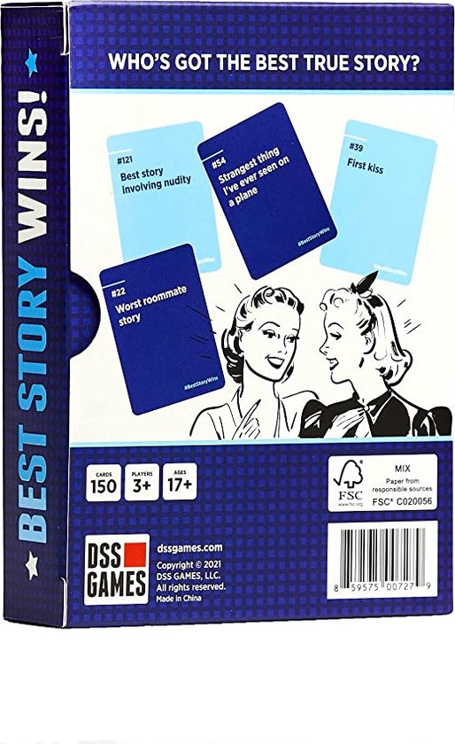 DSS Games Best Story Wins Card Game NIEUW | Games | bol.com