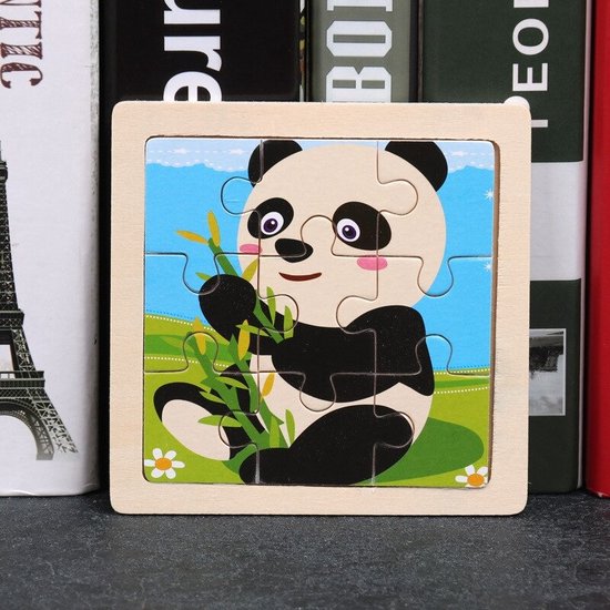 Houten Kinderpuzzel - Panda | bol