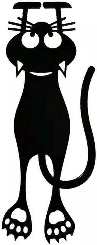 Boekenlegger - Hangende Kat - Bladwijzer - Bookmark - Grappig ...