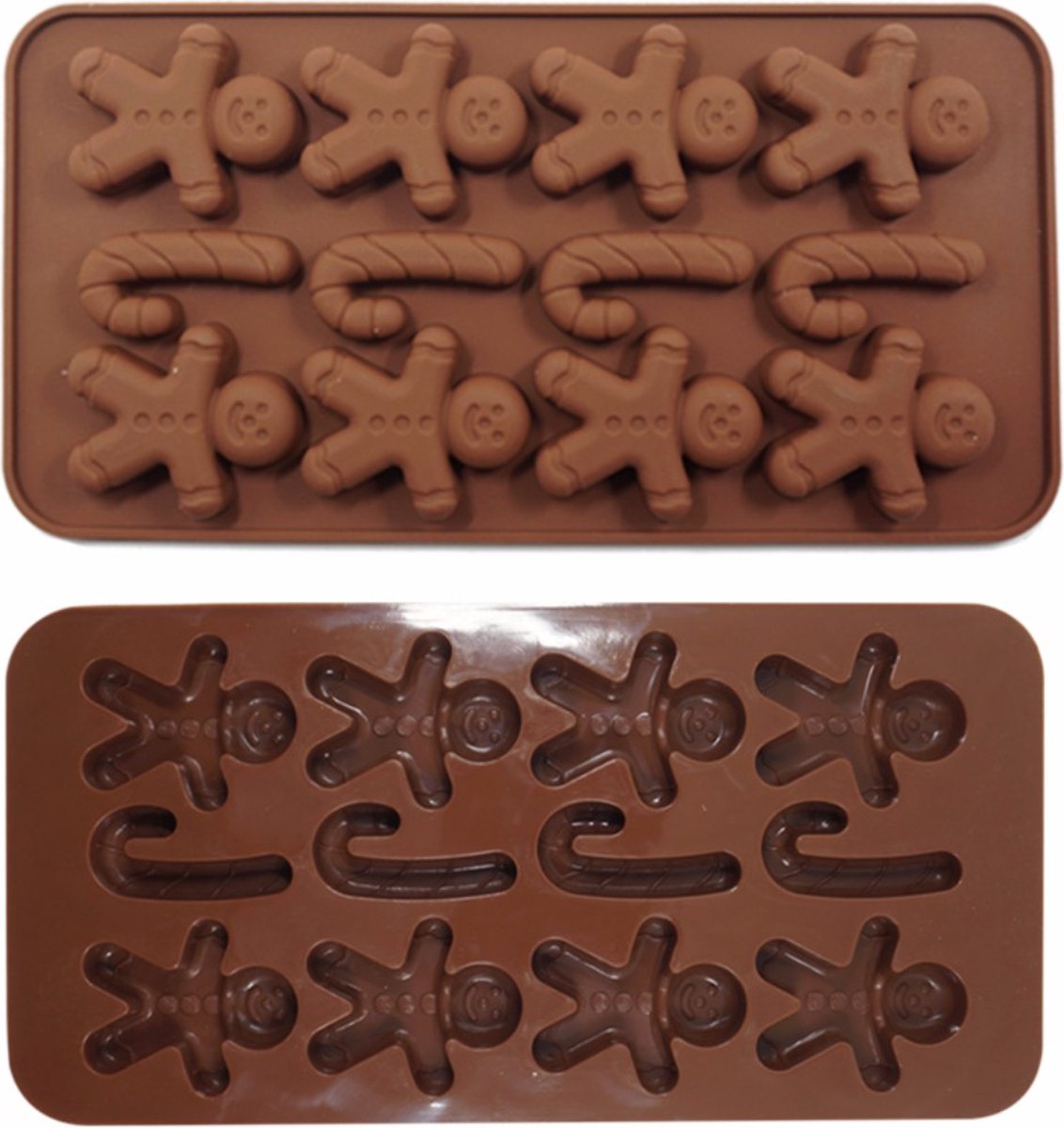 chocoladevorm Peperkoek Mannetje siliconen vorm voor ijsklontjes ...