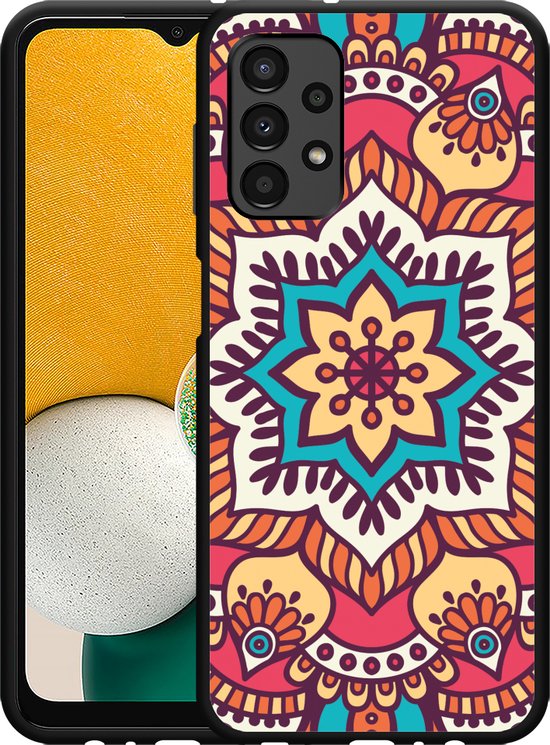 Hardcase Hoesje Geschikt voor Samsung Galaxy A13 4G Mandala Hippie | bol