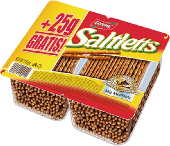 Lorenz Saltletts pretzelsticks 250 g pak | bol