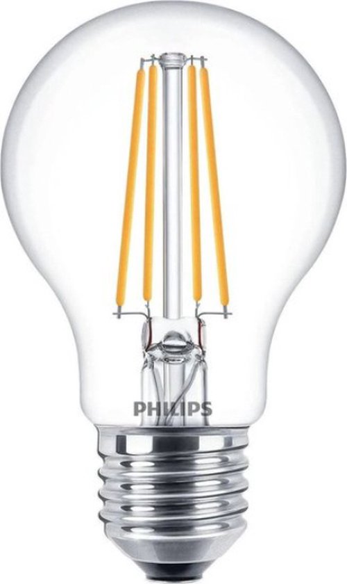 Philips CLA E27 Ampoule LED 7W - Extra - Wit Très Chaud - Remplace 60W - Paquet de 6 | bol.com
