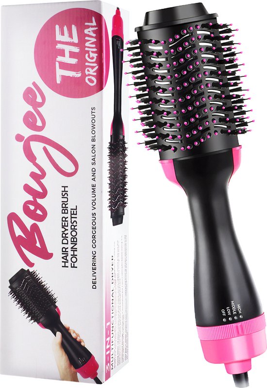 3 in 1 Föhnborstel Haar Volume Fohnen - Haardroger Borstel Multistyler ...