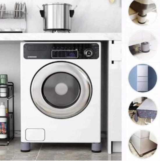 JKR Trillingdempers Wasmachine - Wasmachine - Wasmachine Verhoger - 4 ...