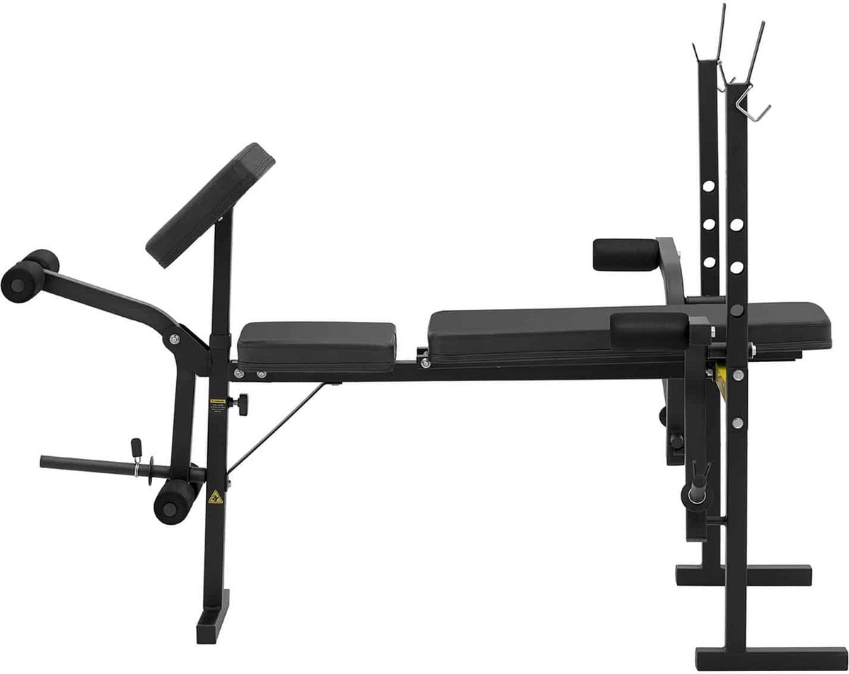 Gymrex Multifunctionele halterbank - belastbaar tot 100 kg ...