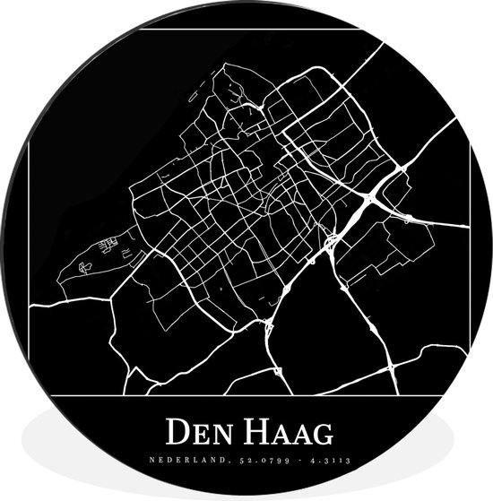 WallCircle - Wall Circle - Wall Circle - Map - La Haye - Map - City Map ...