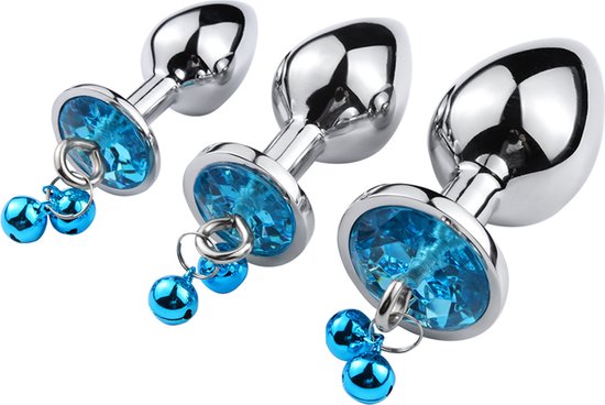 Metoy The Bells Buttplug Metaal Set 3 Stuks Ontworpen Om Samen Met