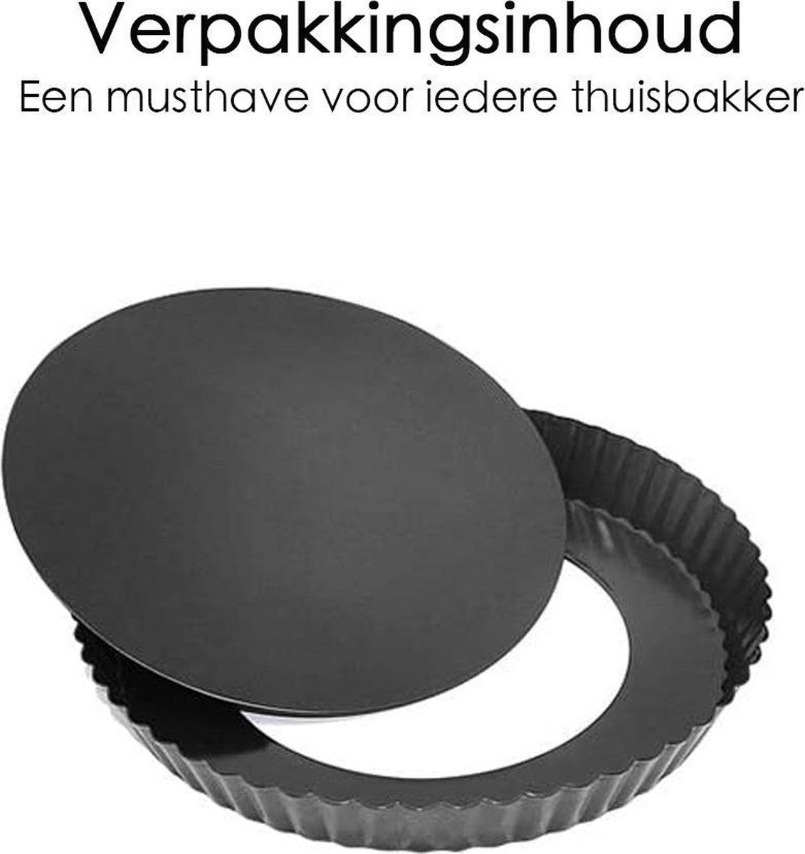 Taartvorm - Bakvorm - Springvorm - Uitneembare Bodem - 22,5 cm - RVS ...