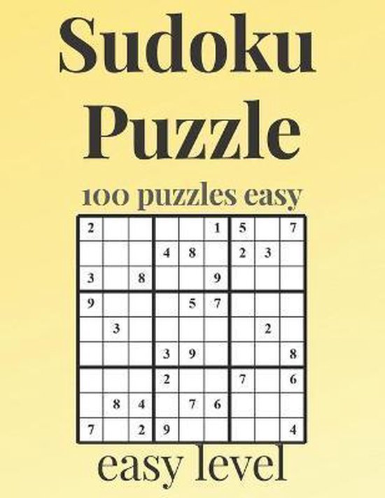 SUDOKU PUZZLE - easy level, Beautiful Goats | 9798682612925 | Boeken ...