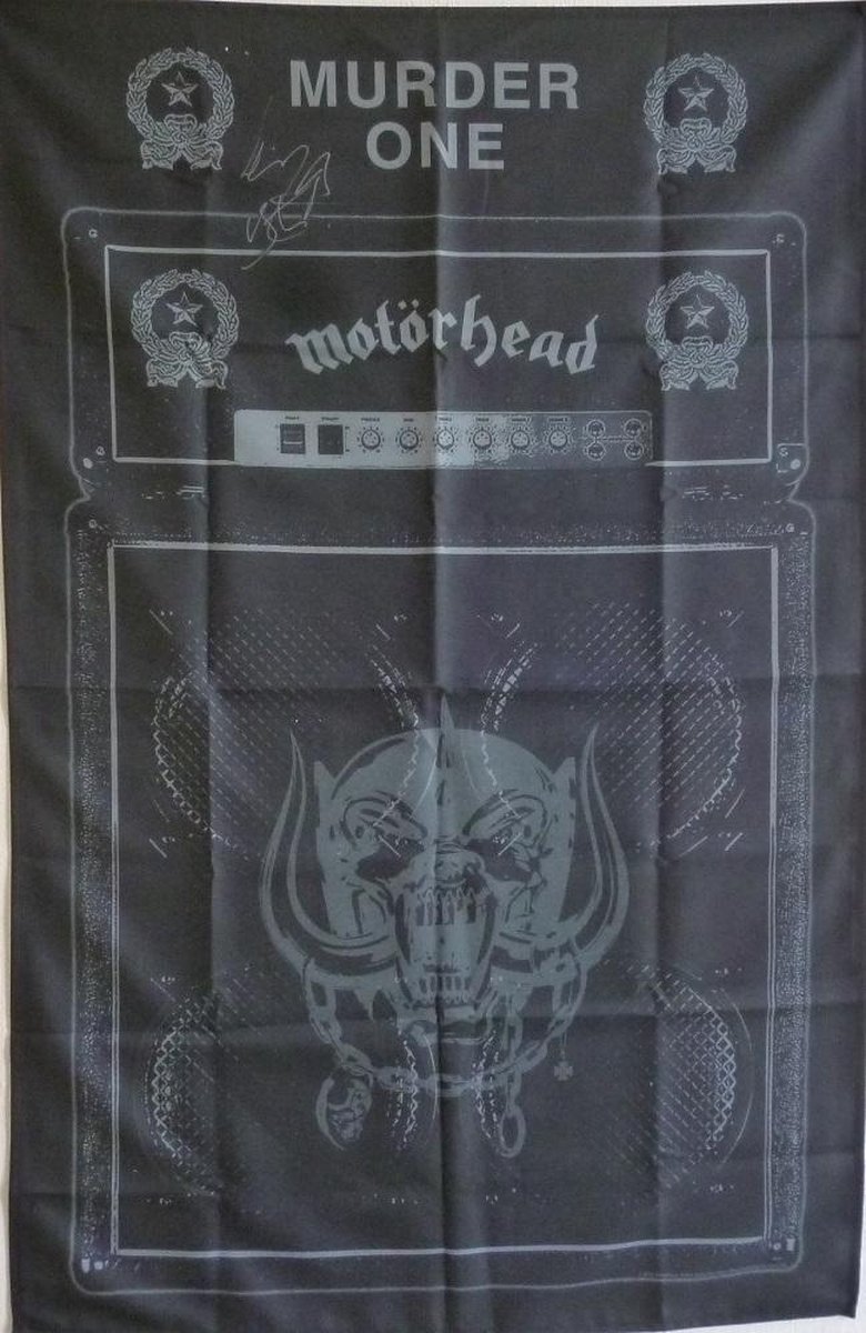 Motorhead Textiel Poster Murder One Multicolours | bol.com