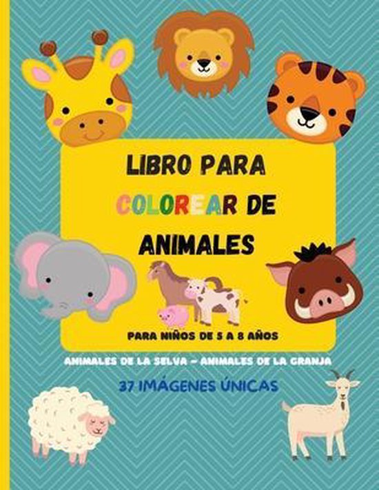 Libro para colorear de animales, Wilfrid Stone | 9785645575397 | Boeken ...