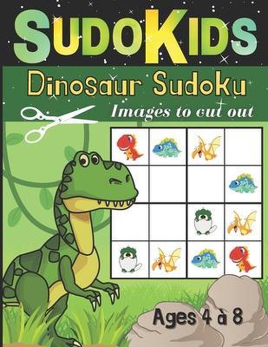SUDOKIDS, Dinosaur Sudoku, SUDOKIDS US | 9798731608251 | Boeken | bol.com