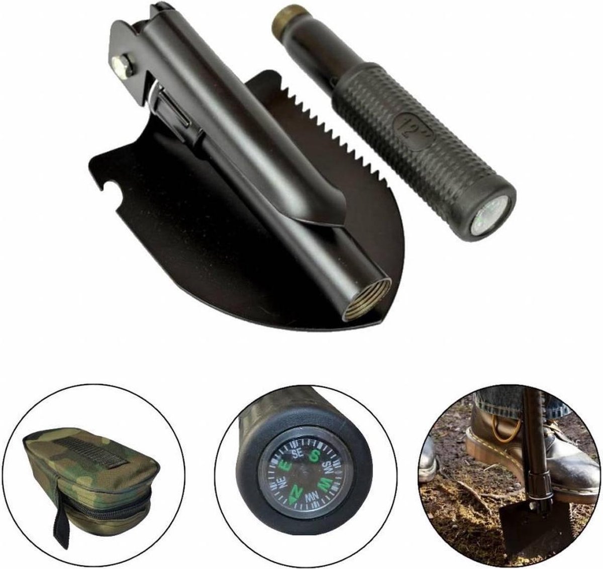 Schep - Opvouwbare schep - Inklapbare schep - Tuinschep ...