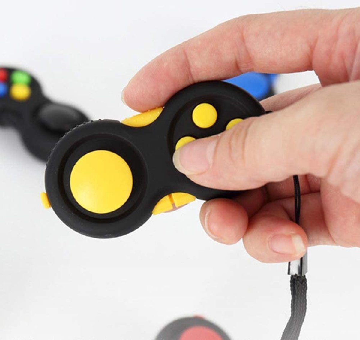 bol.com | Fidget Pad Geel - Hinder Fidget Pad Fidget Controller Stress ...