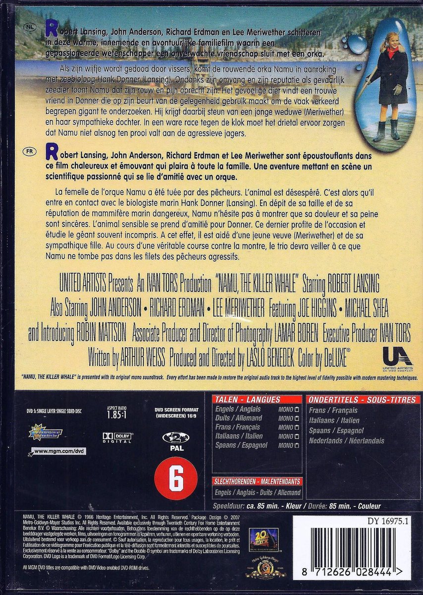 Namu - The Killer Whale (Dvd), John Anderson | Dvd's | bol.com