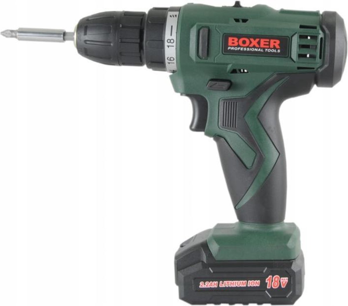 Boxer 18V Li-Ion Accu Schroef/-Boormachine Set - Met Twee Accu's ...