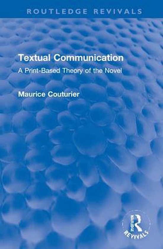 Routledge Revivals- Textual Communication | 9780367743253 | Maurice ...
