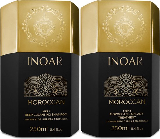 Inoar Moroccan ORIGINAL keratine behandeling treatment KIT 2x250ml ...
