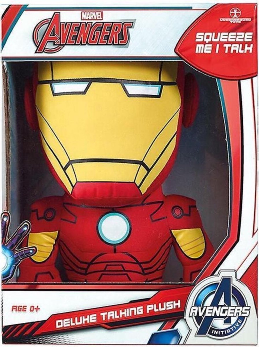 Marvel - Deluxe Talking Iron Man - Plush | bol.com
