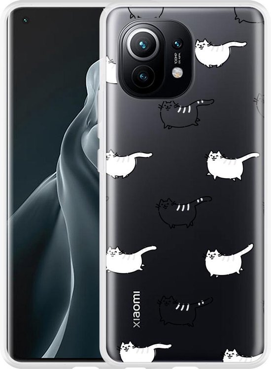 Hoesje geschikt voor Xiaomi Mi 11 Love my Cat | bol