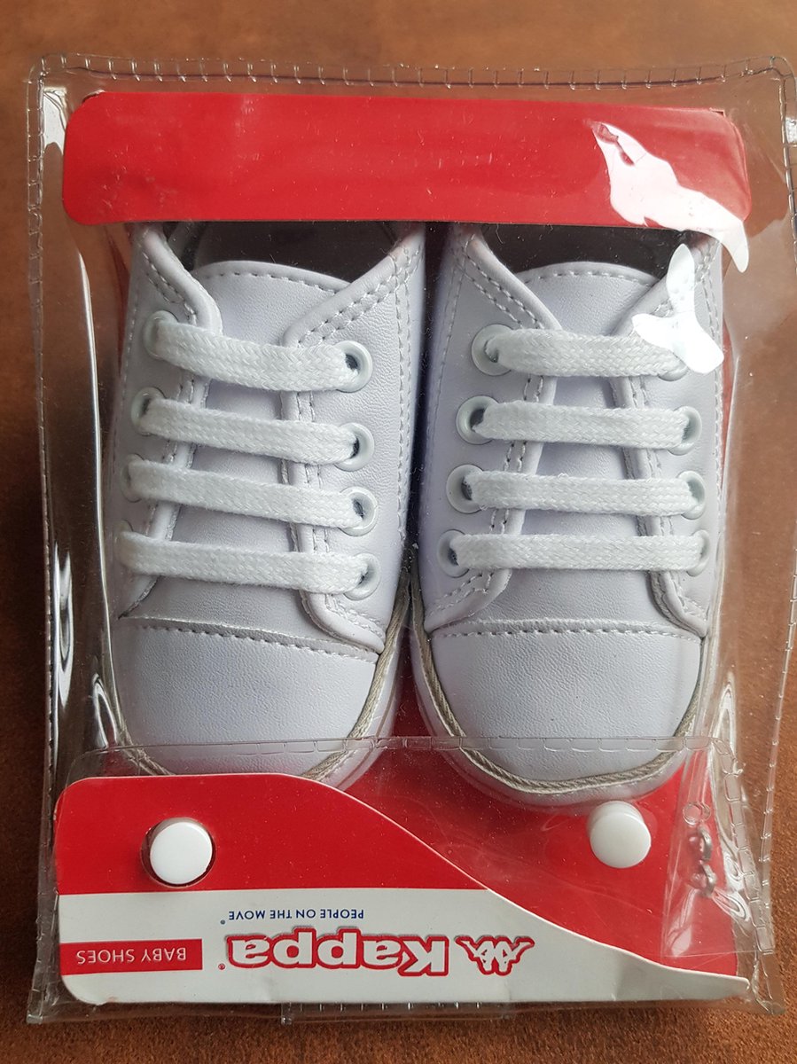 witte babyschoentjes / veterschoenen van het merk Kappa - maat 19/20 ...