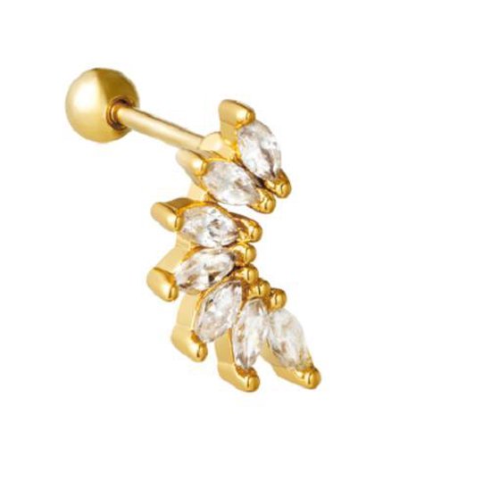 Yehwang - Piercing - Angel Wing - kleur: Goud | bol.com