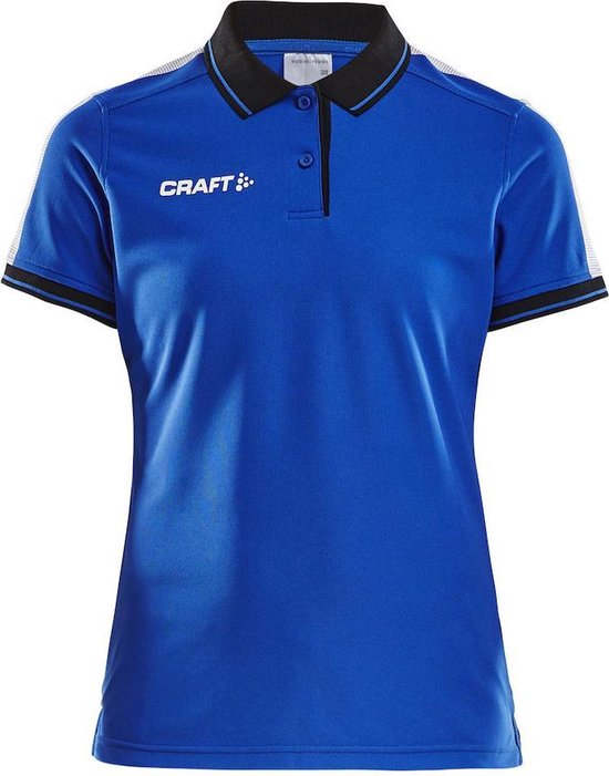 Craft Pro Control Sport Poloshirt, dames, blauw/zwart | bol.com