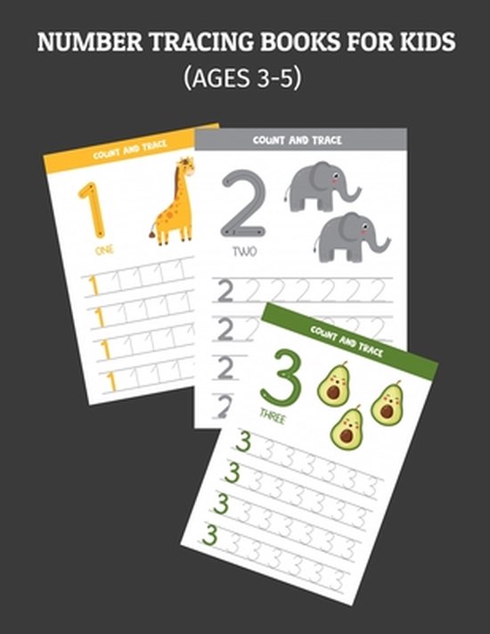 Number Tracing Books For Kids Ages 3-5, Laura Daniel | 9798598491010 ...