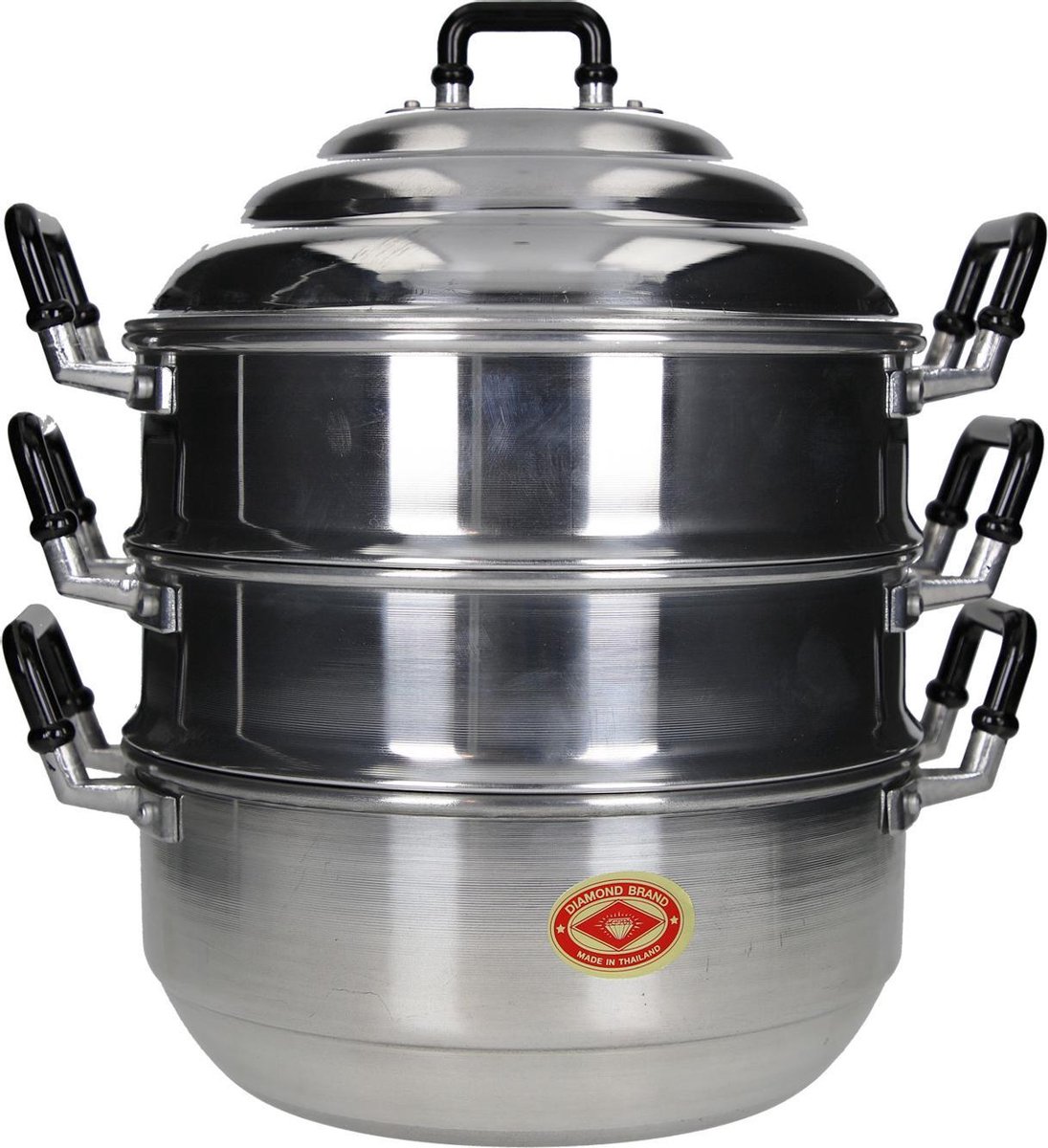 Diamond Brand - Stoompan - ⌀32 cm - 2 laags - Geschikt voor Gas ...