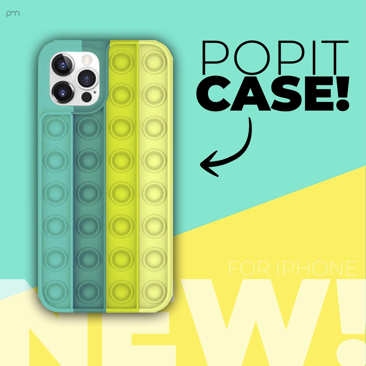 Fidget toys - Pop it - telefoonhoesje Iphone 12 - 12 pro - pop it hoesje - pop it case... | bol.com