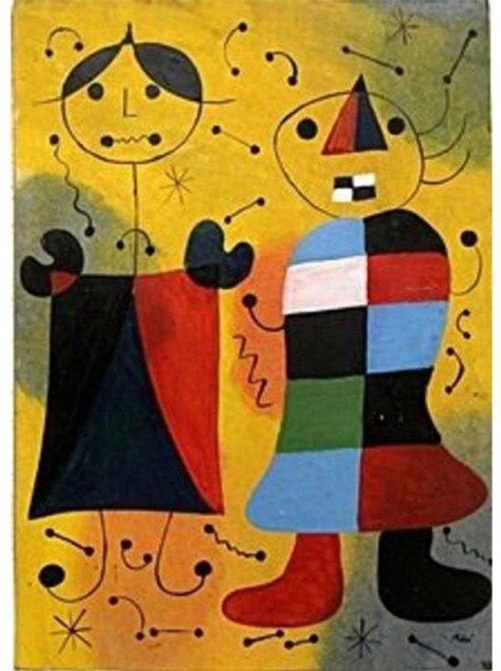 Joan Miro Abstract Watercolor Poster 12 - 15x20cm Canvas - Multi-color ...