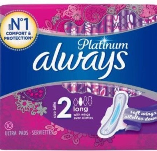 Always Platinum Long Plus Pads 10 Pack | bol