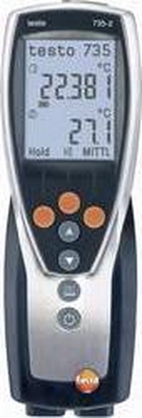 testo 735-2 Temperatuurmeter -200 - +1370 °C Sensortype K, Pt100 | bol