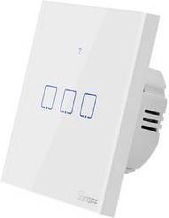 Smart Switch WiFi + RF 433 Sonoff T1 EU TX (3-kanaals) | bol