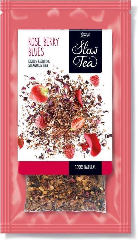 Pickwick Slow Tea Rose Berry Blues Pak 25 theezakjes van 3 gram | bol.com