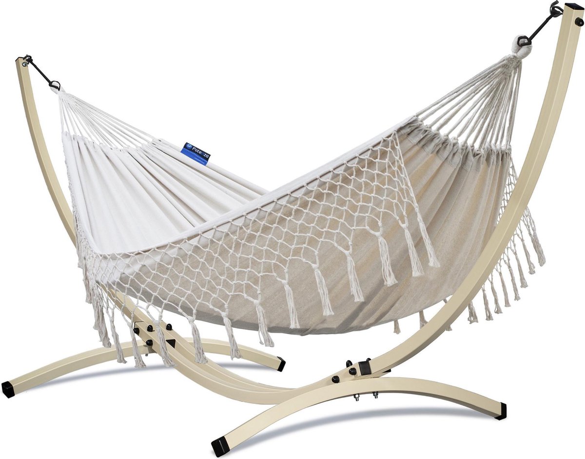 Potenza® Hangmat met standaard – 2 persoons – EXTRA STABIEL frame tot ...
