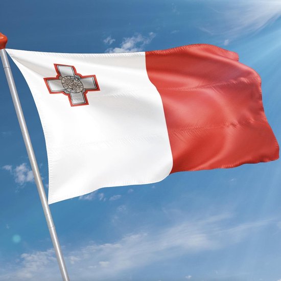 Vlag Malta - 300 x 100 cm - Polyester | bol.com